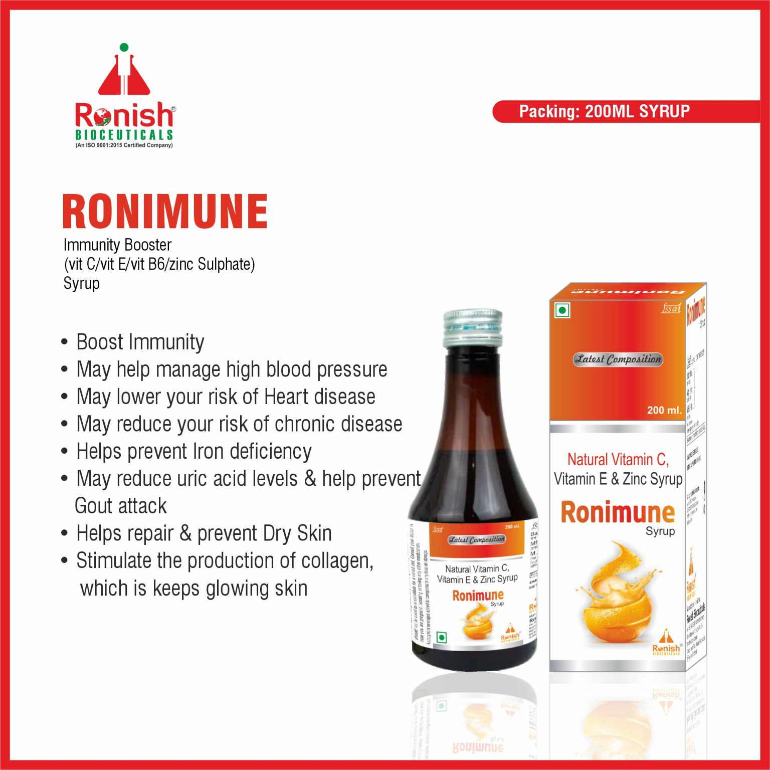 RONIMUNE SYRUP - Ronish Bioceuticals