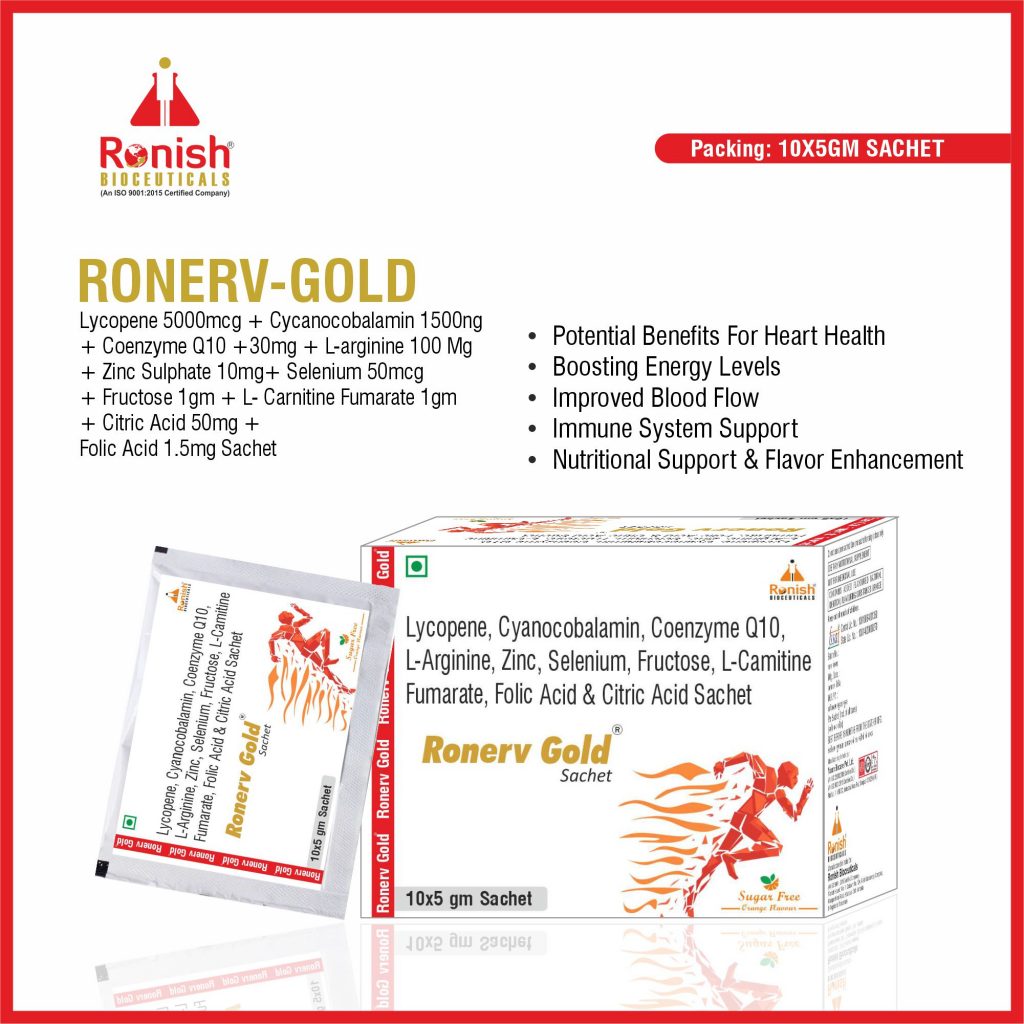 RONERV GOLD SACHET - Ronish Bioceuticals