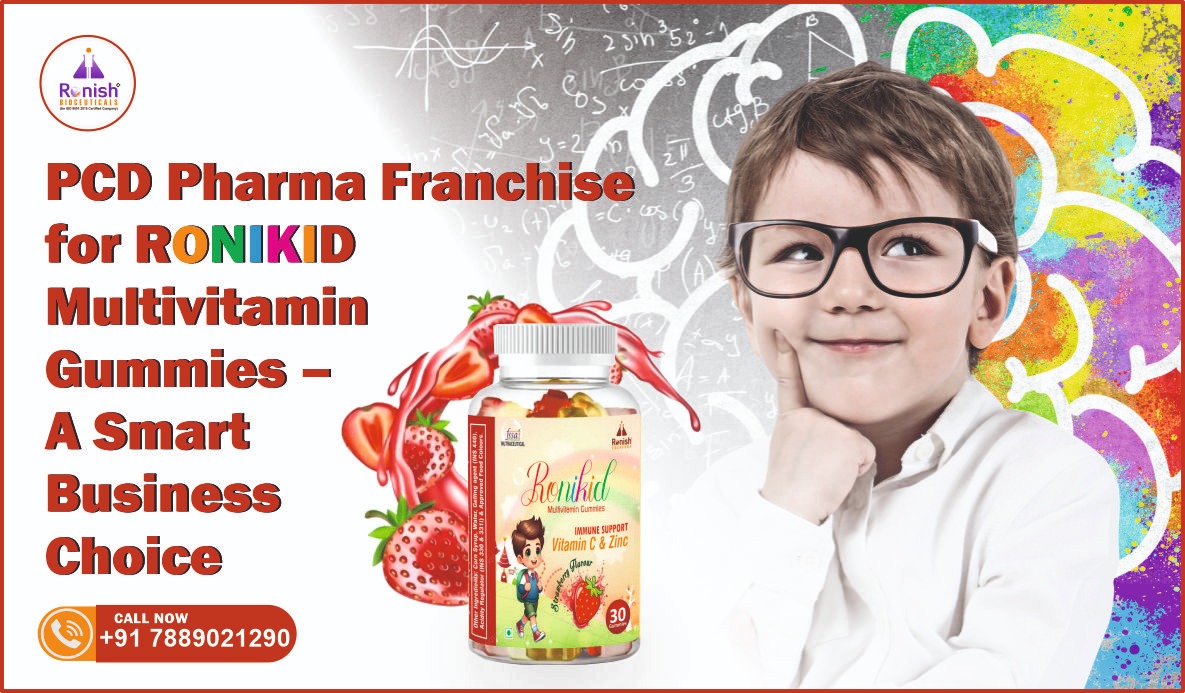 PCD Pharma Franchise for RONIKID Multivitamin Gummies