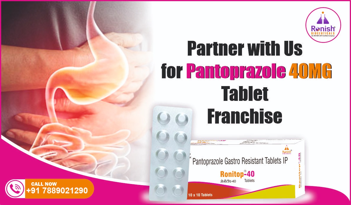 Partner with Us for Pantoprazole 40 mg Tablet Franchise